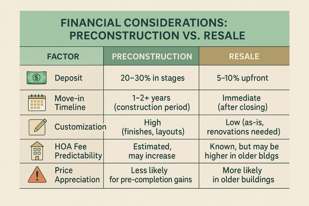 Preconstruction vs Resale Condos | Condo Buying